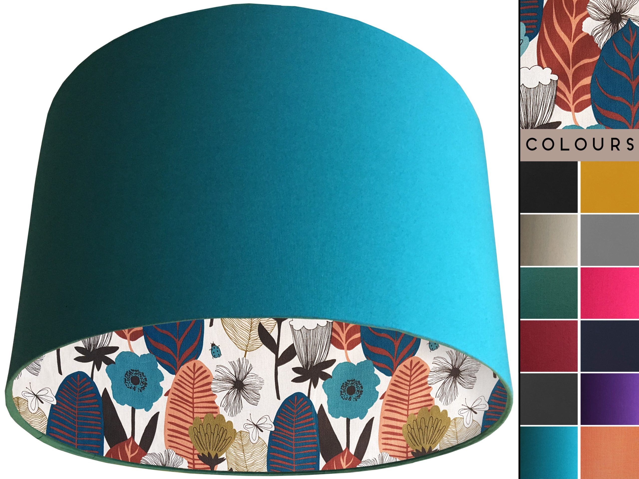 Autumn Leaf Lampshade, Scandinavian Home Interior - Light Owl