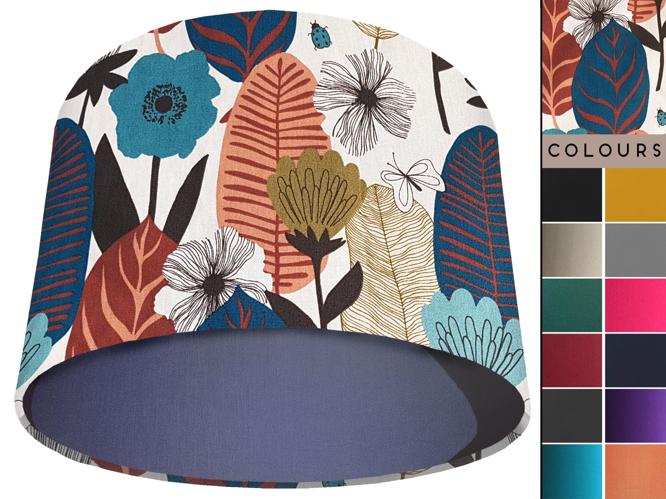 Autumn Leaf Light Shade, Modern Scandi Home Interior - Light Owl