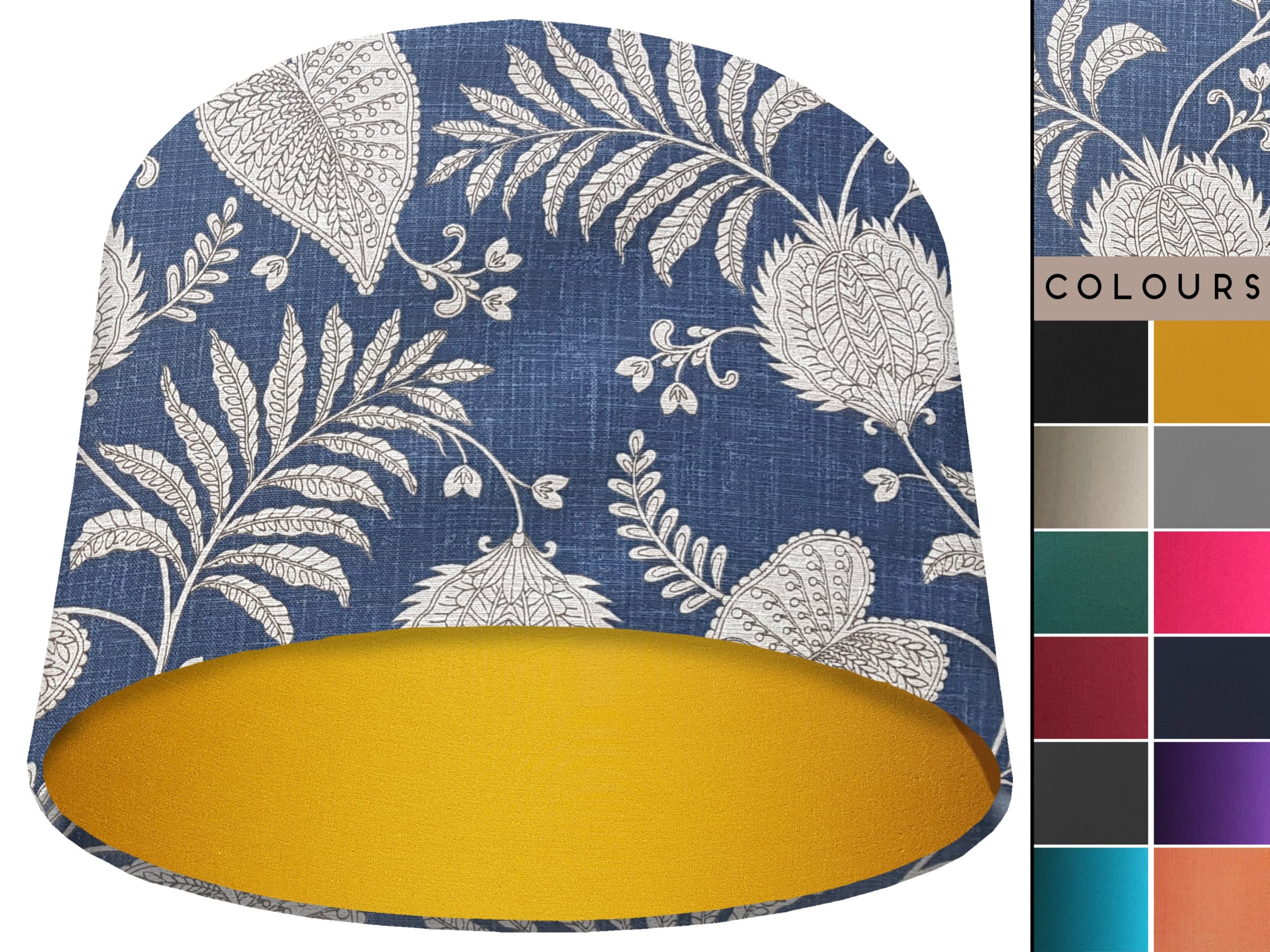 Country Blue Light Shade, Modern Bold Home Interior - Light Owl