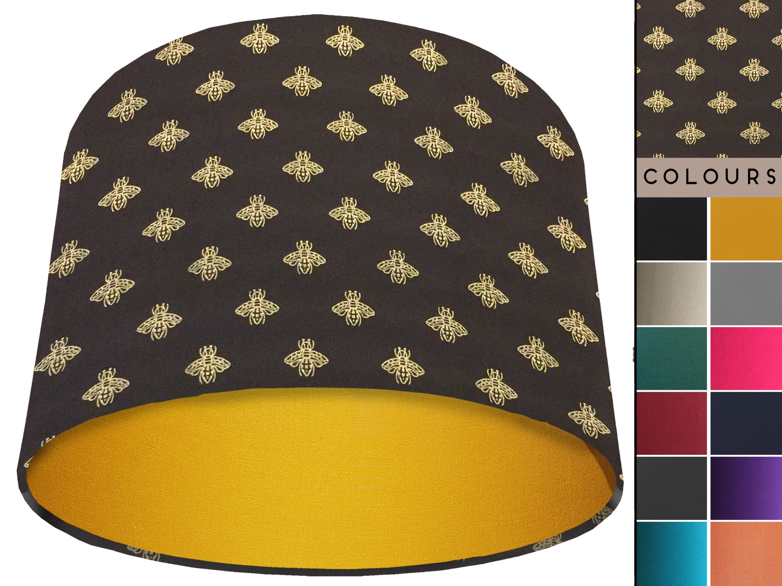 Golden Bee Light Shade, Stylish Animal Lampshade - Light Owl