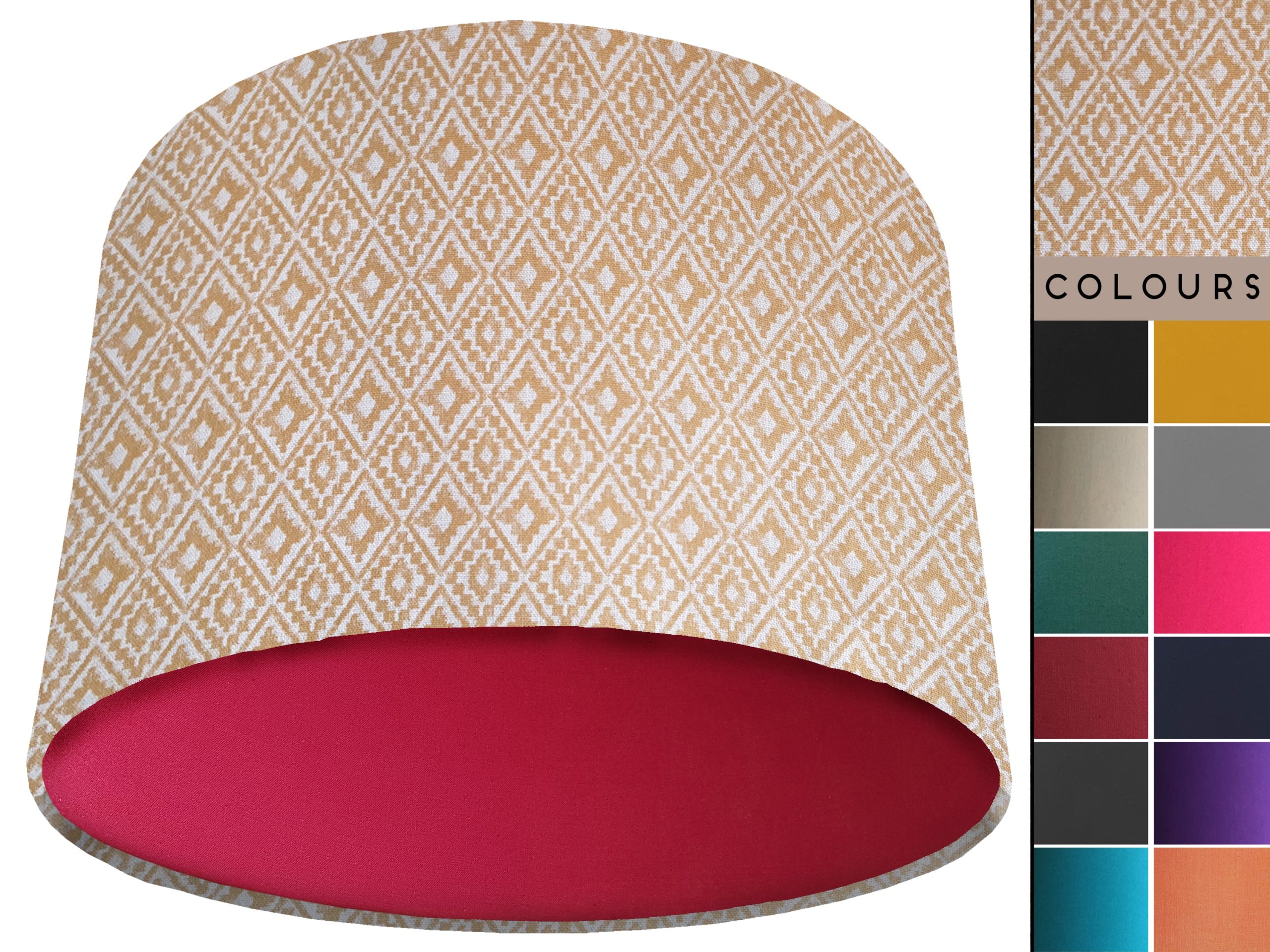 Navajo Yellow Light Shade, Native American - Light Owl