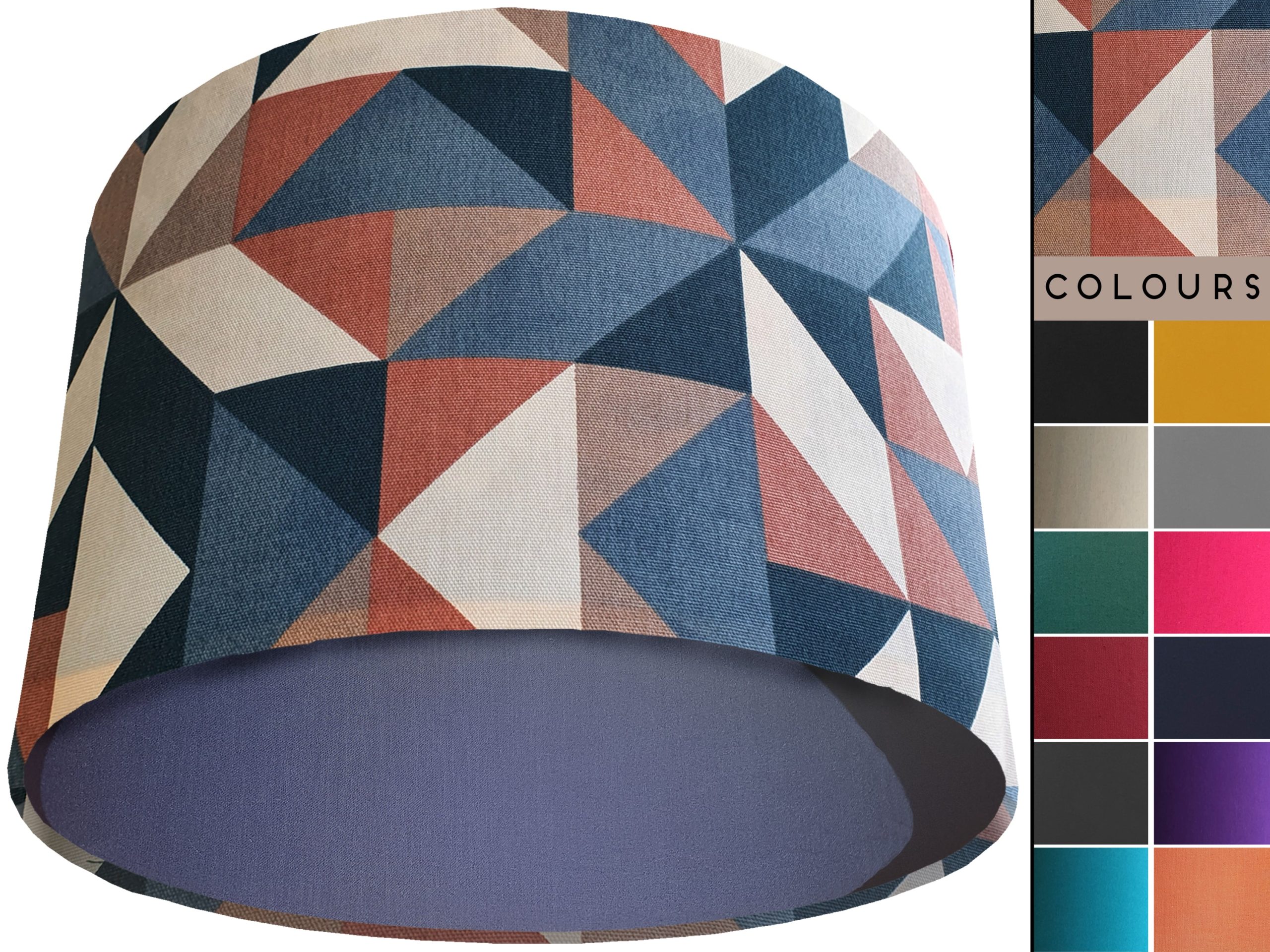 Modern Geometric Light Shade, Art Deco Lampshade - Light Owl