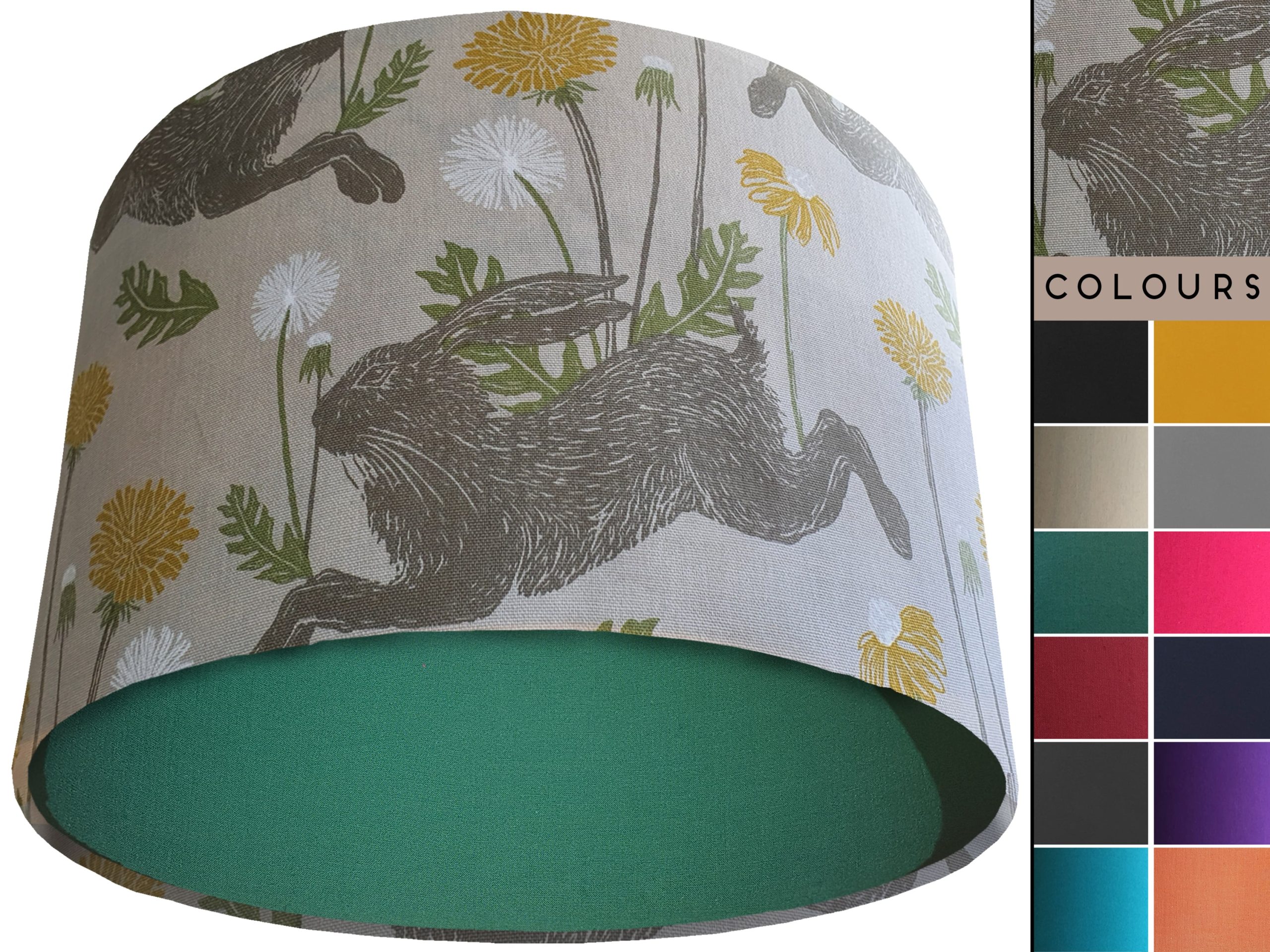 Country Rabbit Light Shade, Country Home Interior - Light Owl