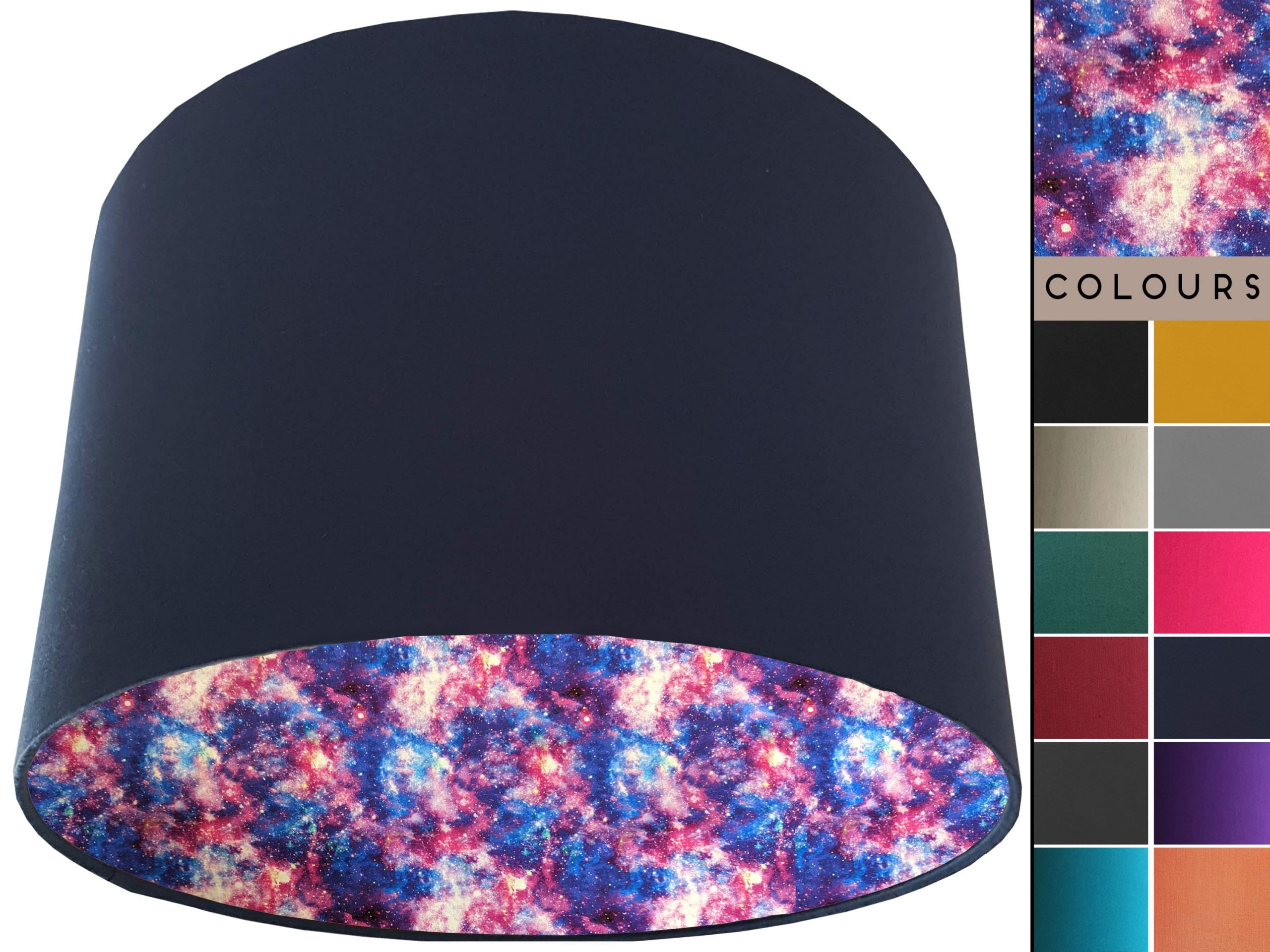 Galaxy Space Lampshade, Kids Bedroom Light Shade - Light Owl