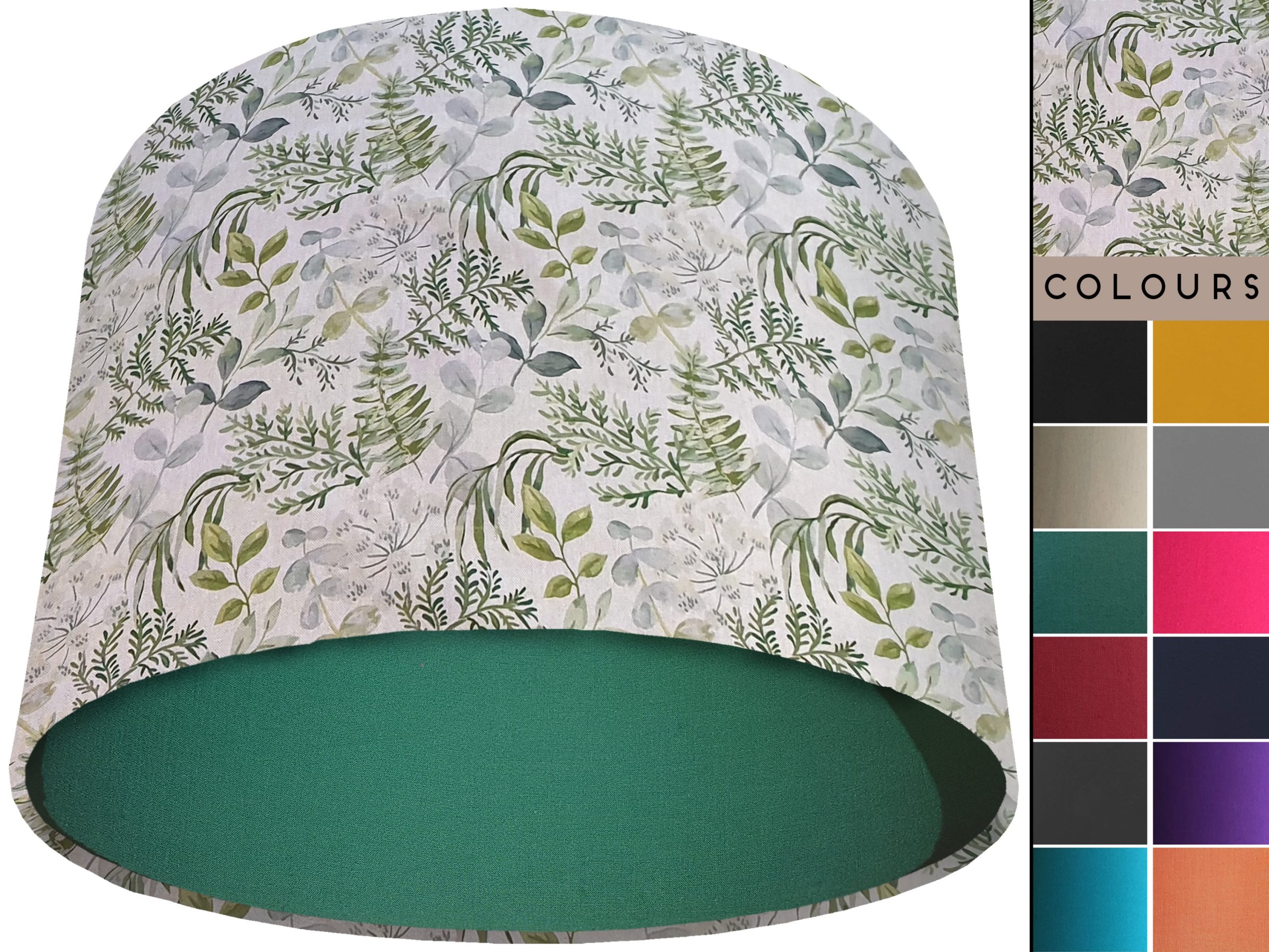 Pastel Botanical Light Shade, Country Home Interior - Light Owl