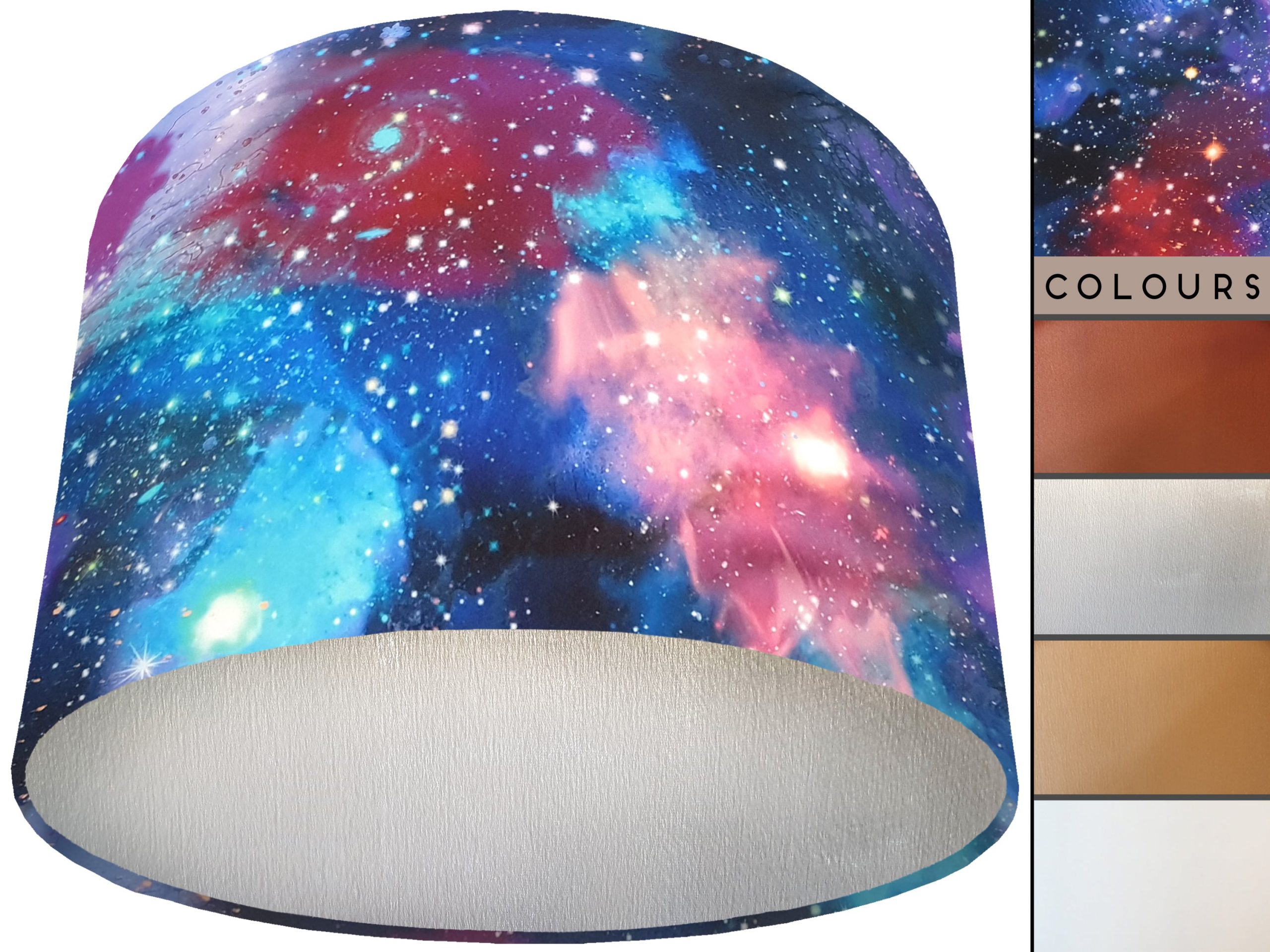 Galaxy Space Lamp Shade, Children Bedroom Light - Light Owl
